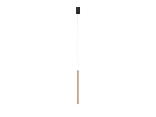 Lampa wisząca z mosiężnym smukłym walcem Nowodvorski 8798 Laser 490 G9 ...